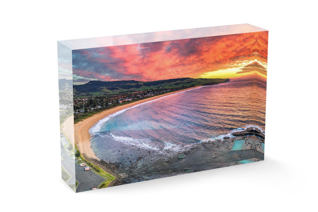 Aerial Sunrise Print – Werri Beach, Gerringong | South Coast Art ...
